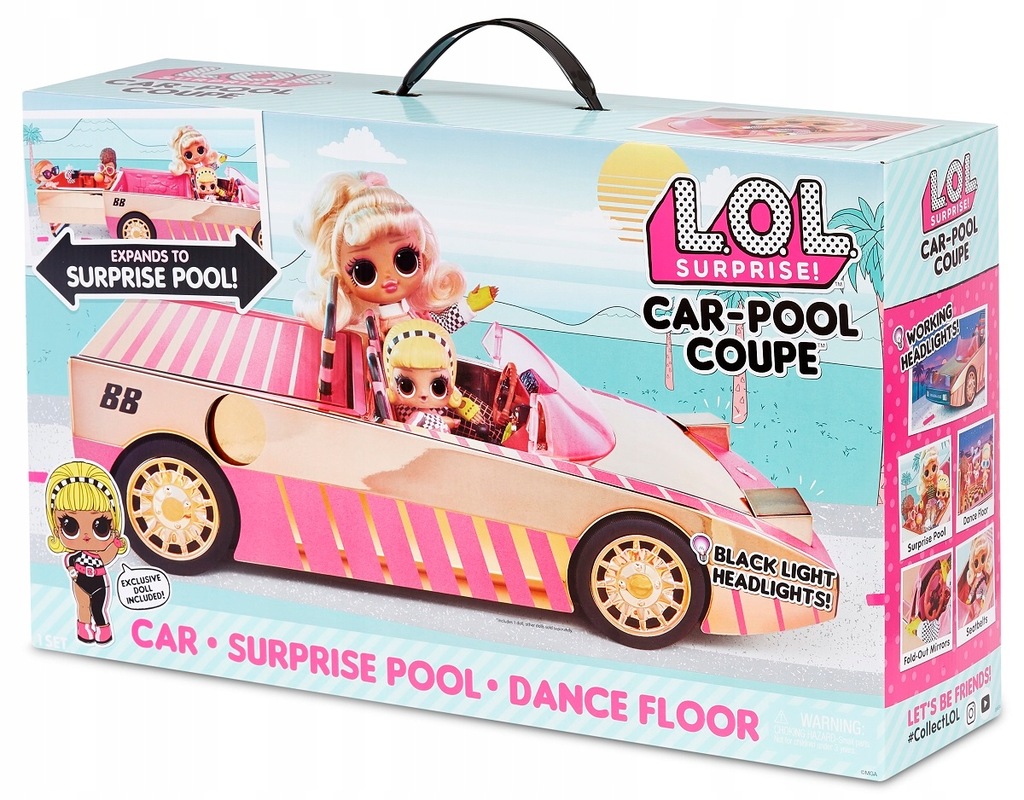 LOL Surprise CAR POOL COUPE AUTO Z BASENEM I LALKĄ - 10008892281 ...