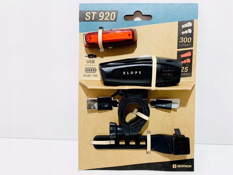 ZESTAW LAMPEK ROWEROWYCH ELOPS ST 920 USB - 12732933214 - oficjalne ...