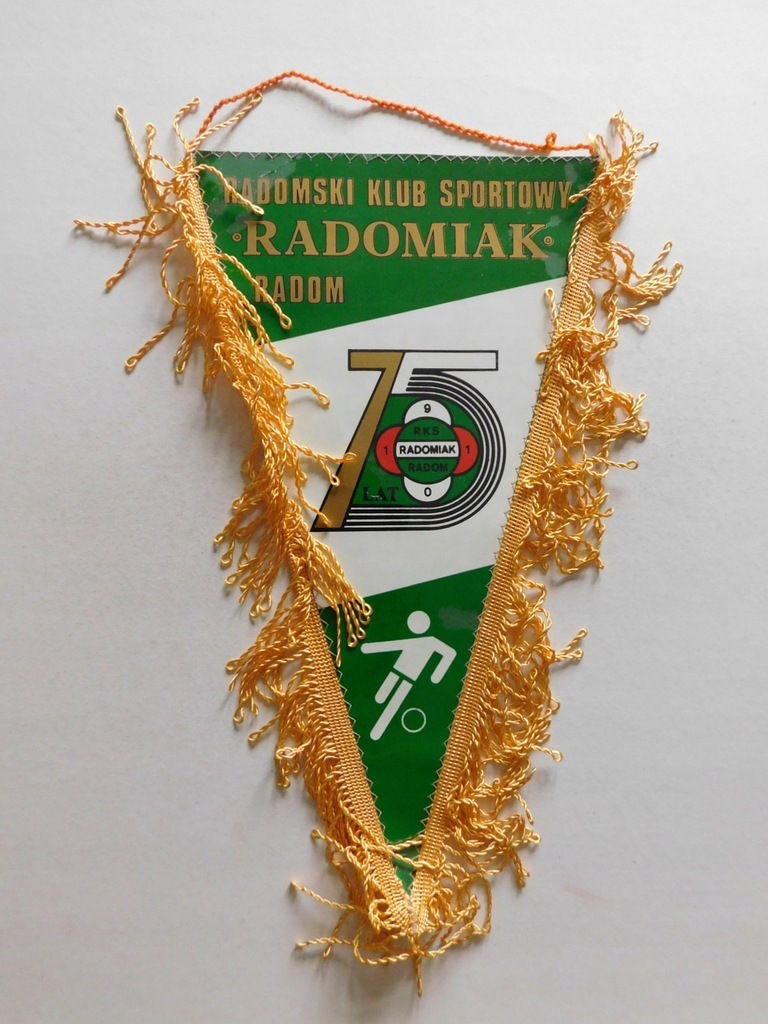 PROPORCZYK RKS RADOMIAK RADOM 75LAT 1910-1985 - 12644243059 - oficjalne ...