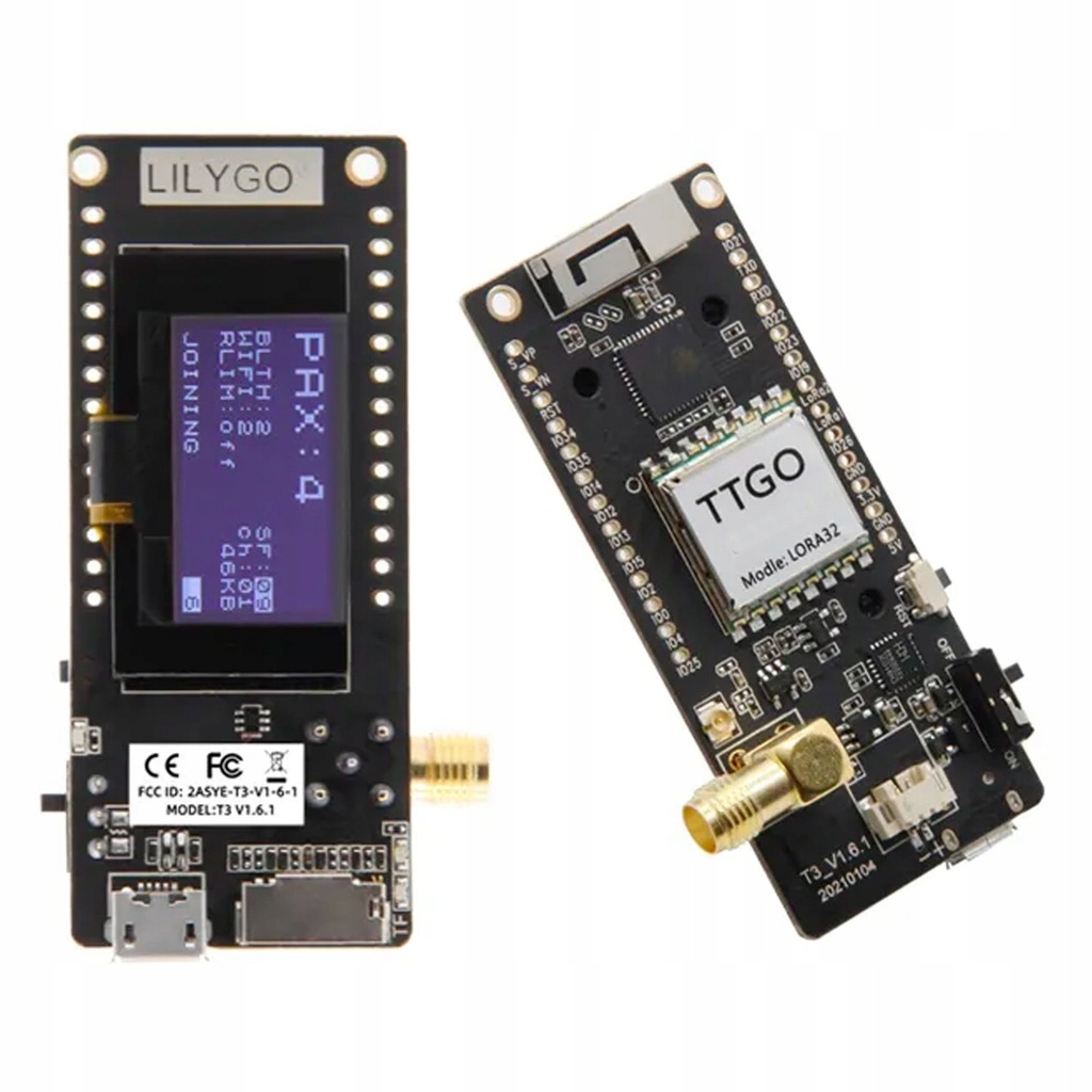 ESP32 LilyGO TTGO V2.1_1.6 LoRa32 Paxcounter LoRa SX1278 433MHz OLED WiFi B - 15626214584 ...