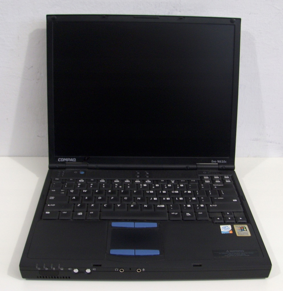 Compaq Evo N610c Pentium 4M 2.2GHz 1/60GB COM RS232 LPT WiFi Windows XP ...