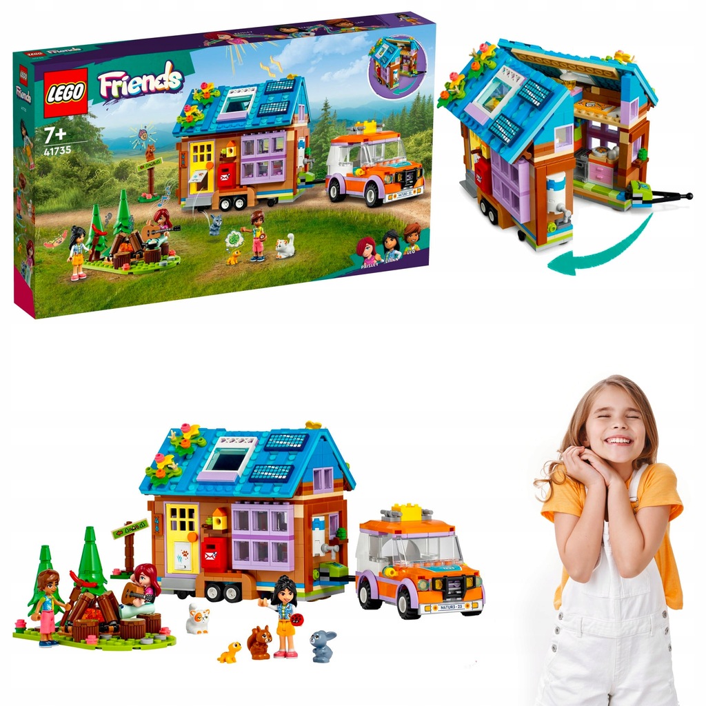 LEGO FRIENDS MOBILNY DOMEK NA KÓŁKACH BIWAK KAMPER - 13686306406 ...