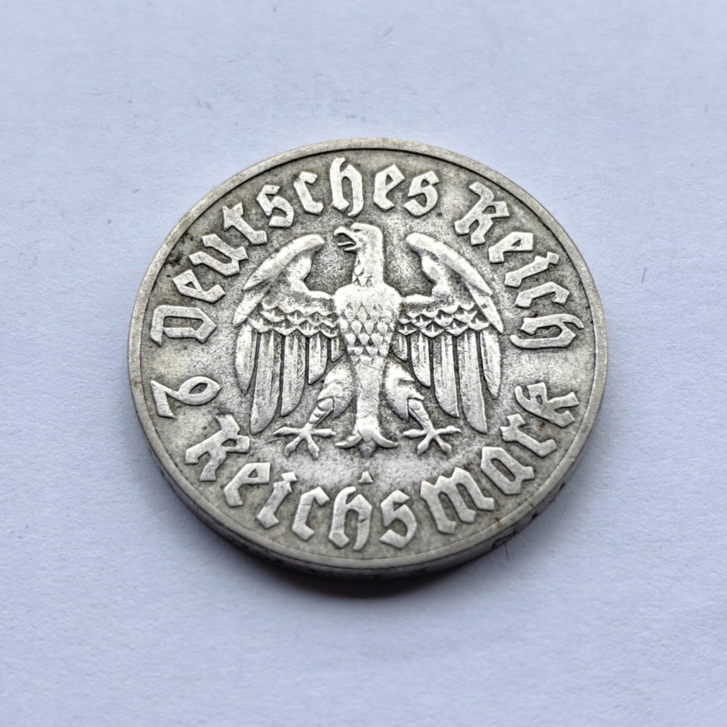 Niemcy. Trzecia Rzesza 2 reichsmarki, 1933 “A”. Ag. - 14818028720 ...