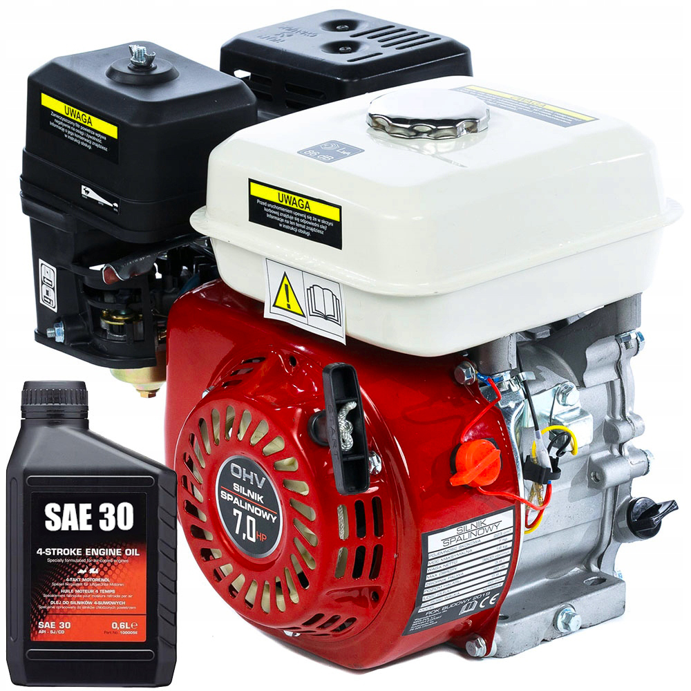 SILNIK SPALINOWY 7 KM GX160 1XOLEJ BRIGS&STRAT - 8452371662 - oficjalne archiwum Allegro