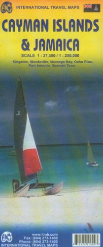Mapa Kajmany i Jamajka 1:250 000 / 1:37 500 ITMB - 11109157789 ...