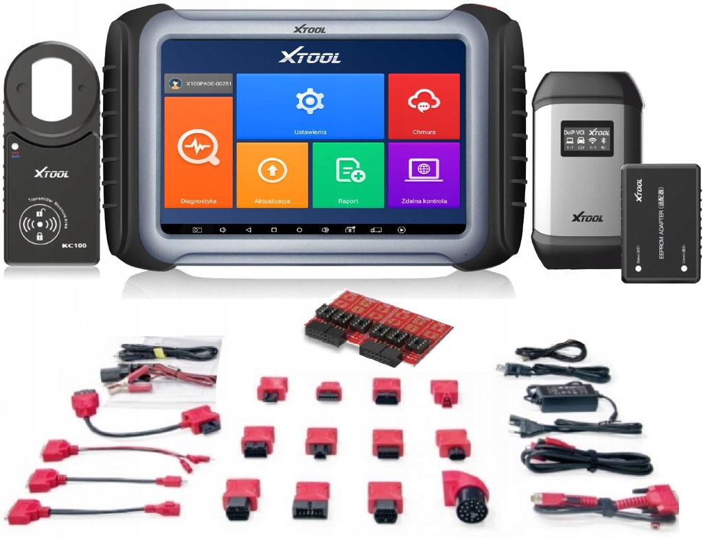 KOMPUTER DIAGNOSTYCZNY XTOOL H6 PRO+KC100+EEPROM - 11718779092 ...