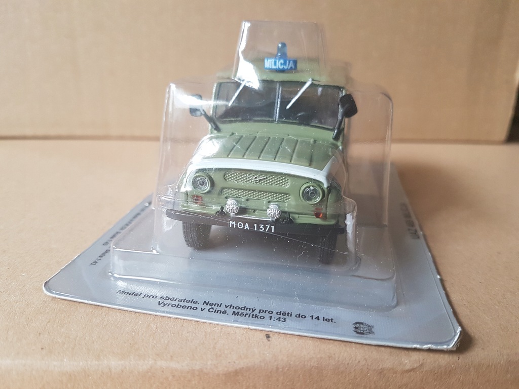 Uaz 469 milicja kultowe auta prl miniaturka 1:43 - 8342013658 ...