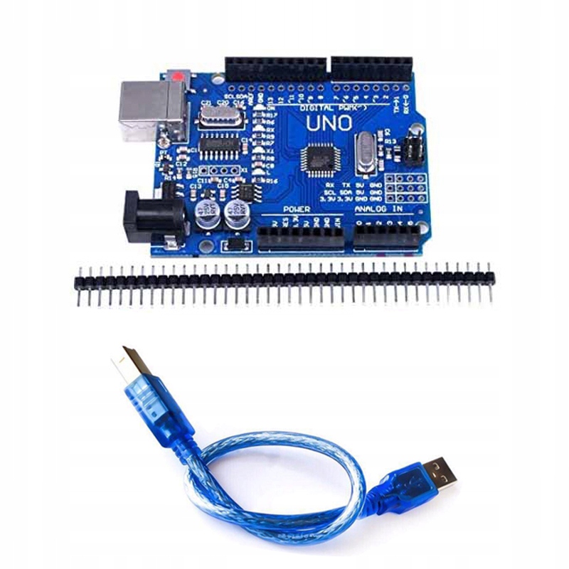 ARDUINO UNO R3 ATMEGA328P PU AVR MODUŁ KABEL USB - 13417835713 - oficjalne archiwum Allegro