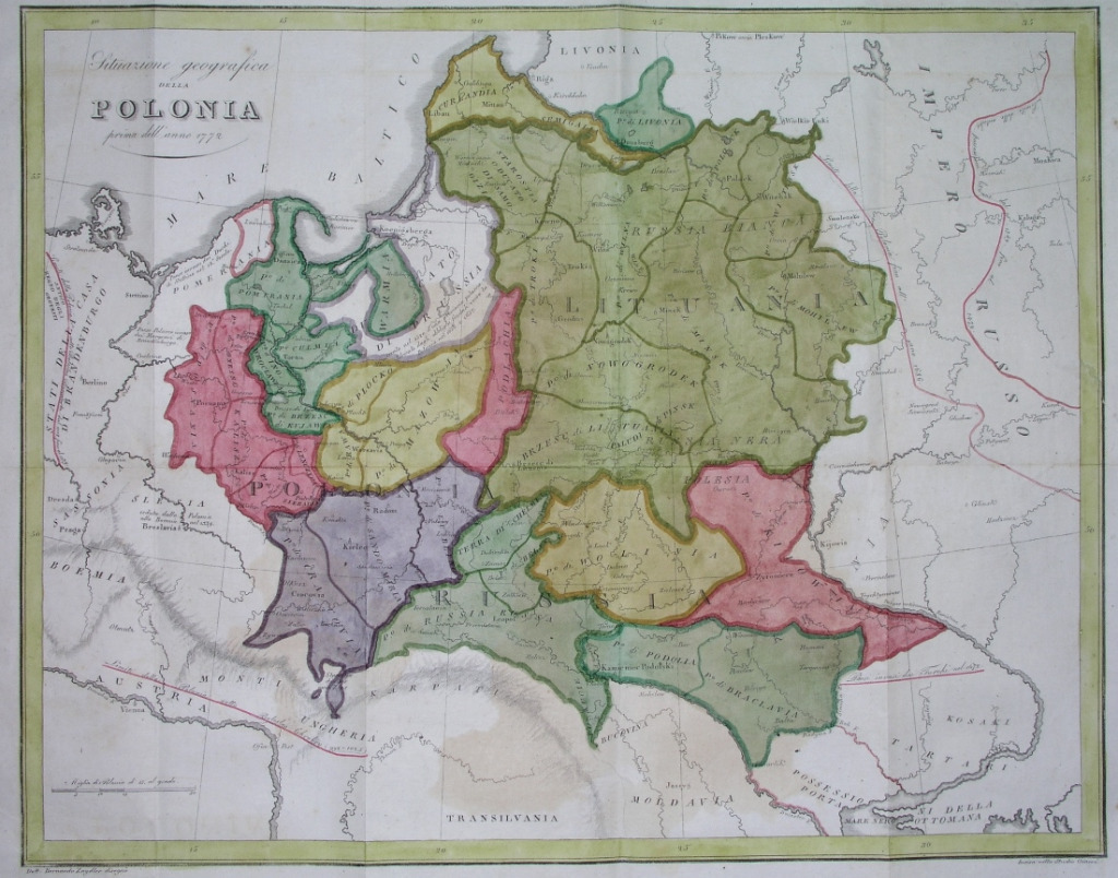 1831 ORYGINAŁ MAPA POLSKI Warszawa KRESY Prusy LITWA UKRAINA KRAKÓW POZNAŃ - 17284819977 ...