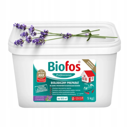 ŚRODEK DO SZAMBA oczyszczalni ścieków BIOFOS 5kg - 13551487208 ...