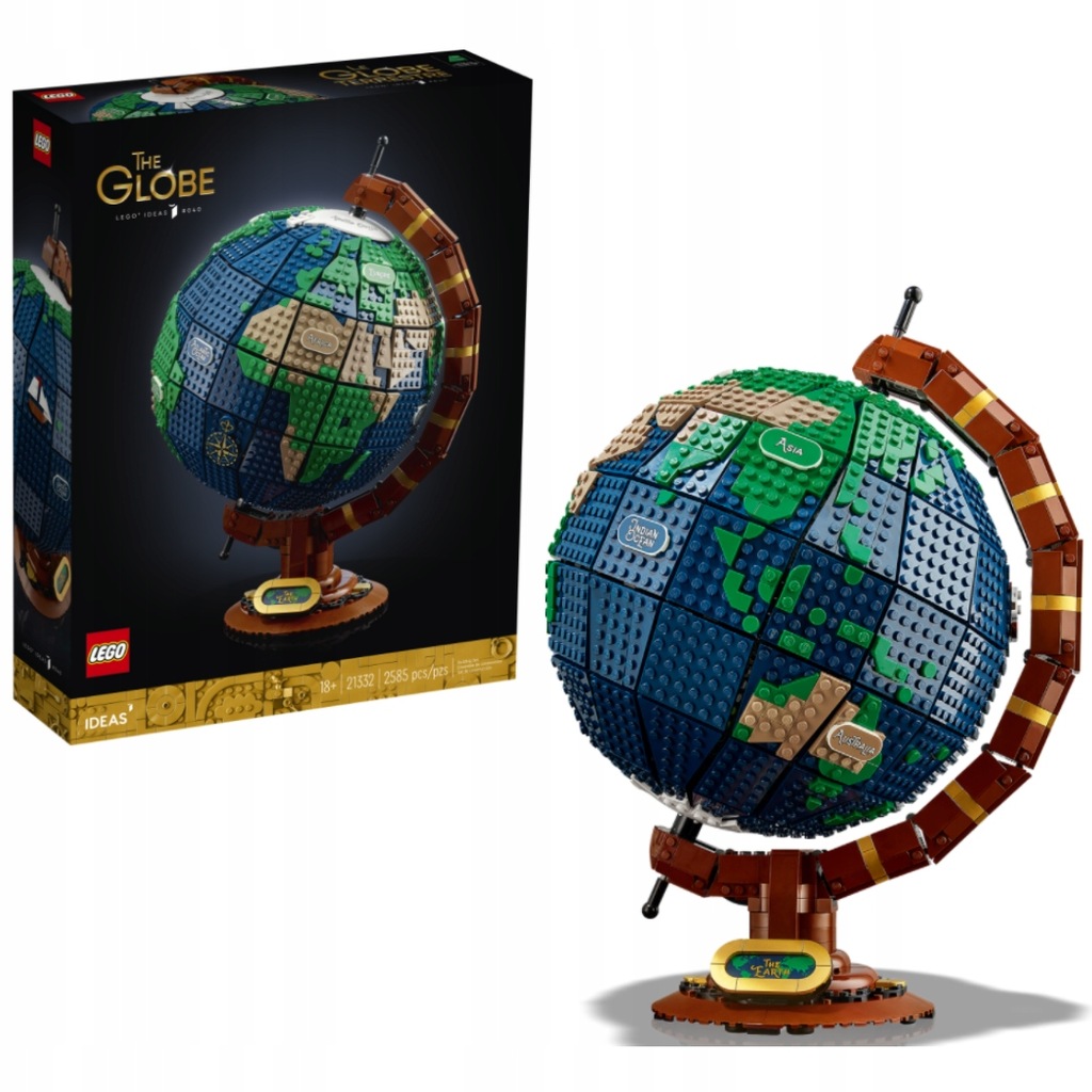 LEGO IDEAS GLOBUS 21332 18+ OSTATNIA SZTUKA - 12385625263 - oficjalne ...