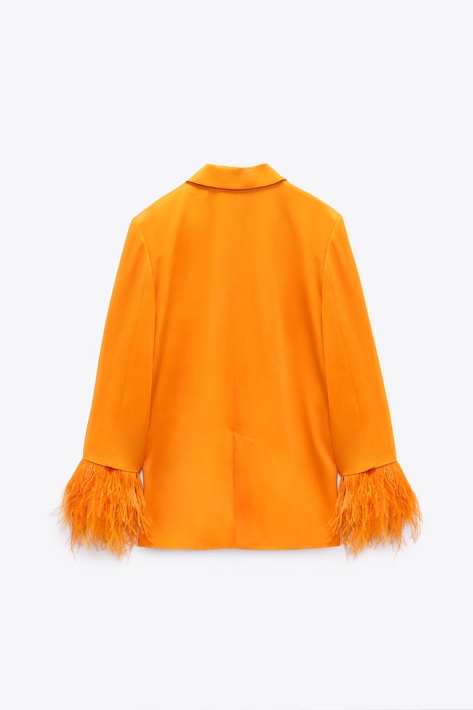 marynarka z piórami limitowana edycja Zara 36 S - 12533256016 - oficjalne archiwum Allegro