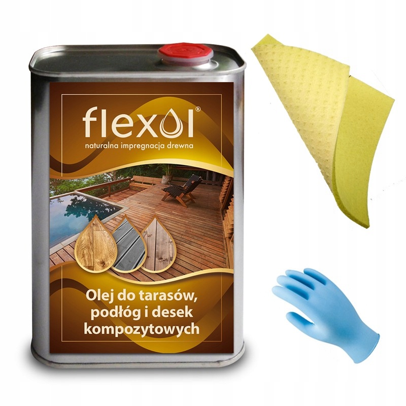 FLEXOL OLEJ DO TARASÓW PODŁÓG DESEK KOMPOZYTOWYCH - 8616489864 ...