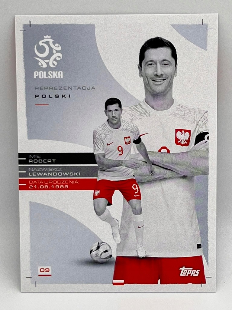 Karty piłkarskie TOPPS FAN SET POLSKA #POL-20 Robert Lewandowski - 15204085288 - oficjalne ...