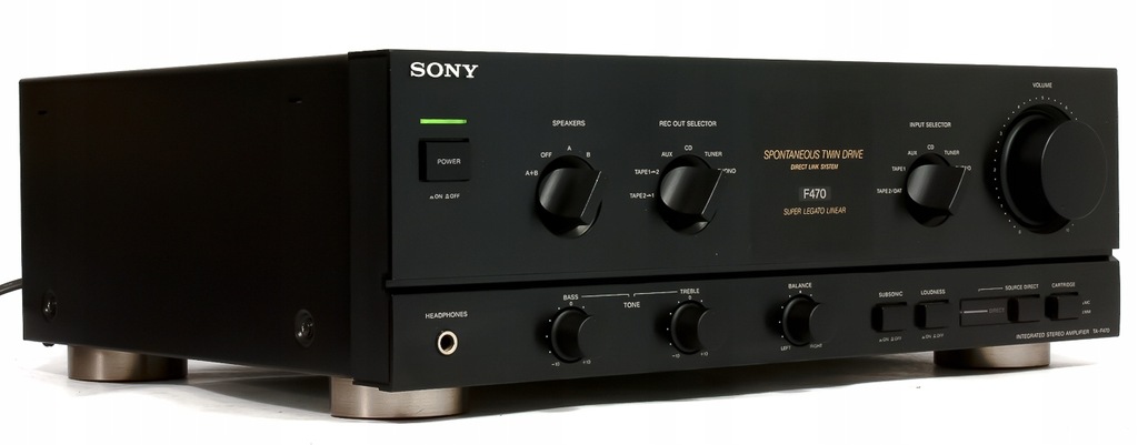 SONY TA-F470 DYNAMICZNY WZMACNIACZ STEREO - 13812564554 - oficjalne ...