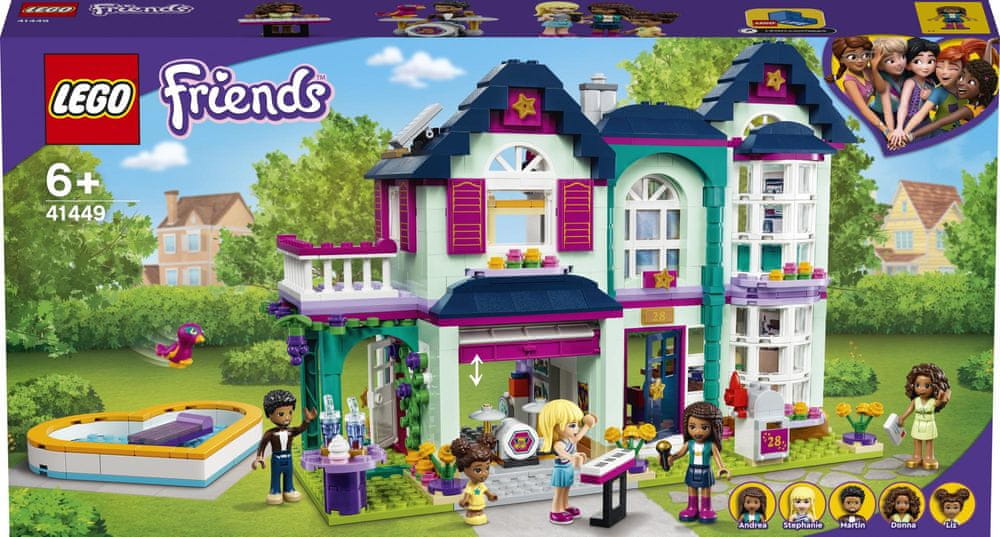 LEGO Friends Dom rodzinny Andrei 41449 - 12249878163 - oficjalne ...