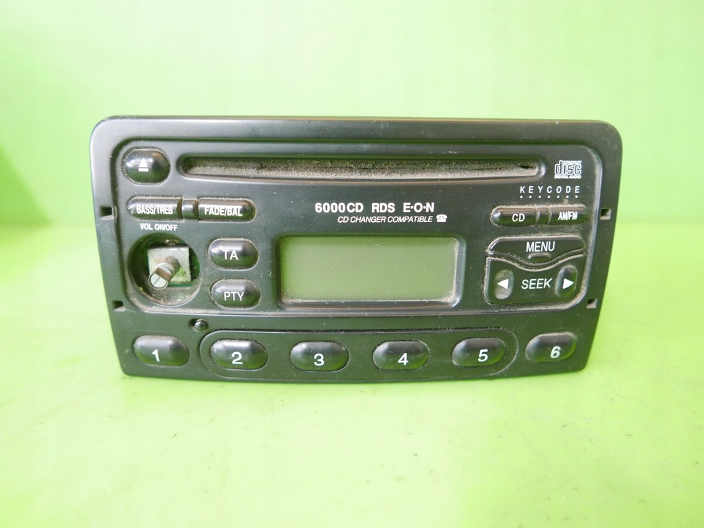 RADIO NA PŁYTY RADIOODTWARZACZ FORD 6000 CD RDS EON + KOD - 14776548780 ...