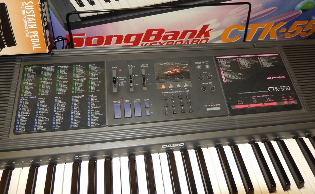 Keyboard Casio CTK-550 - 12858628491 - oficjalne archiwum Allegro
