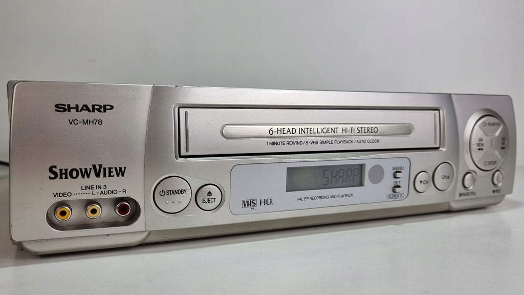 Video magnetowid SHARP VC MH 78 VC-MH78 VHS - 12967098819 - oficjalne archiwum Allegro