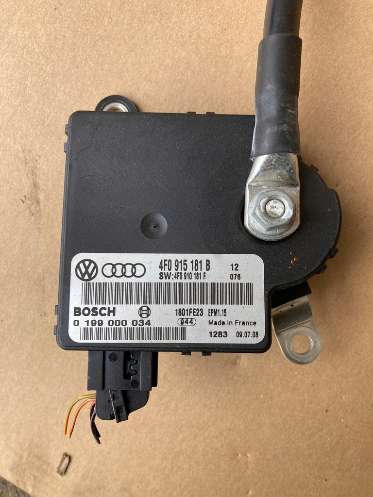 AUDI A6 C6 MODUŁ AKUMULATORA 4F0915181B - 11766430078 - oficjalne archiwum Allegro