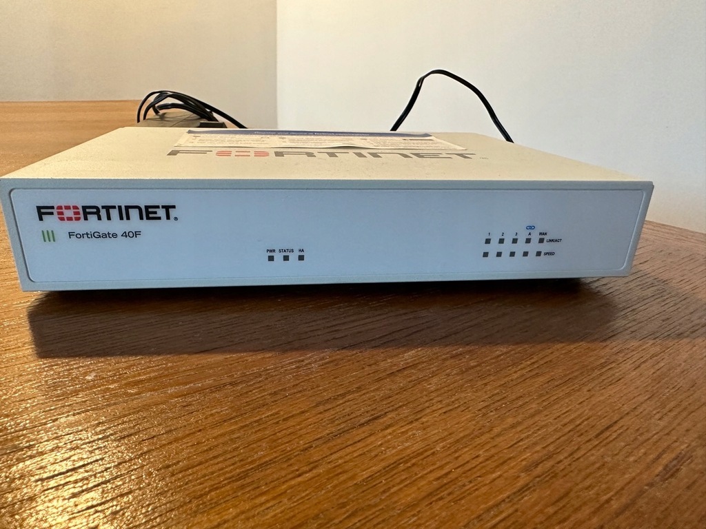 Router firewall Fortinet FortiGate-40F FG-40f - 13227435017 - oficjalne ...