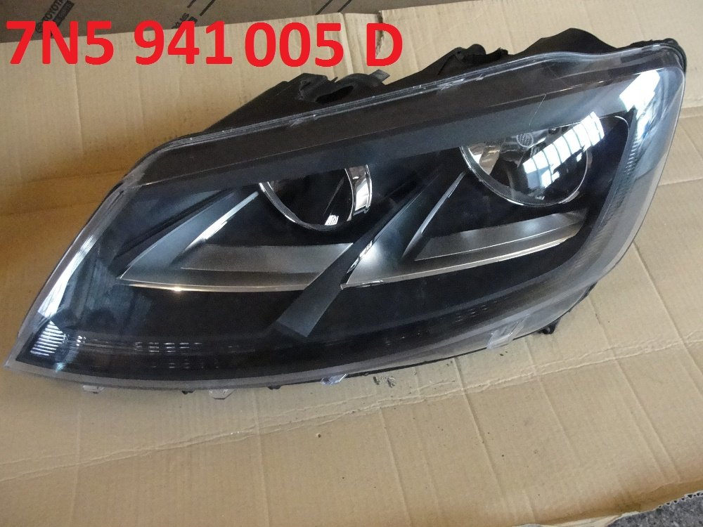 LAMPA LEWA LEWY PRZÓD PRZEDNIA VW SHARAN 10 11 12 - 13031944098 ...
