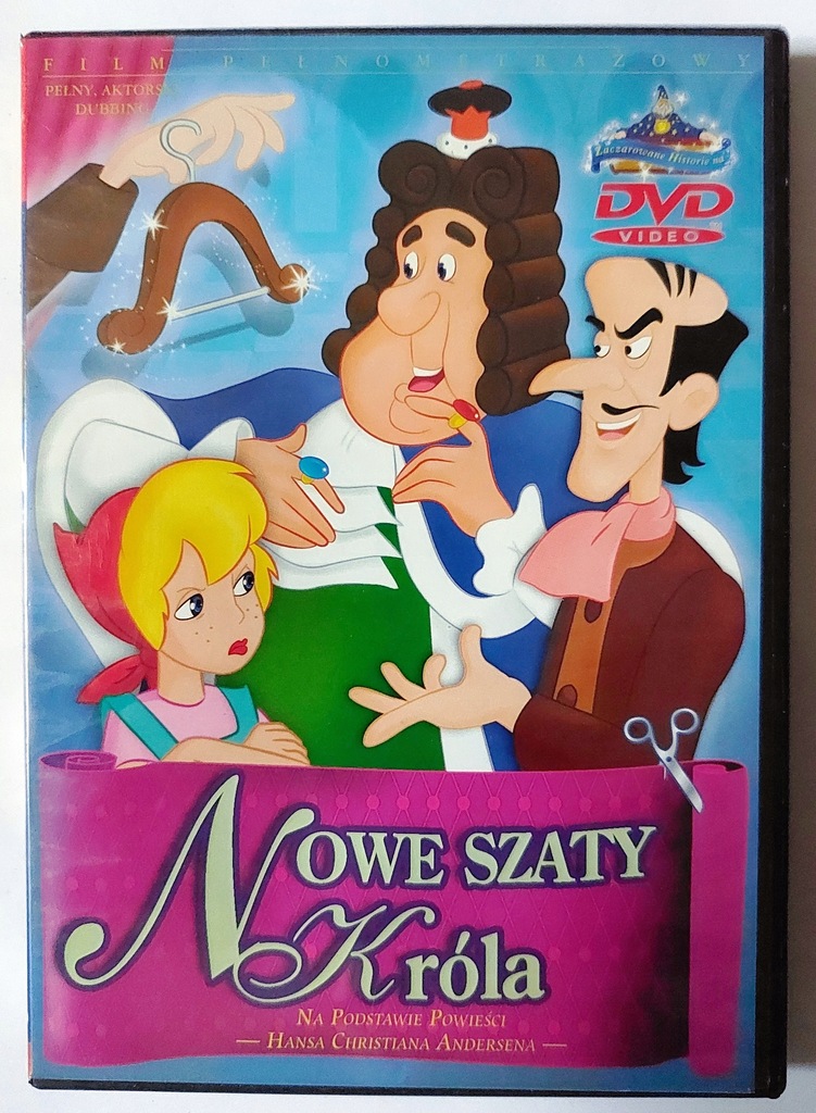 NOWE SZATY KRÓLA NA PODSTAWIE POWIEŚCI | DVD - 12624637466 - oficjalne archiwum Allegro
