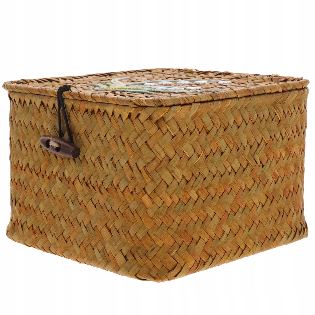 Empty Rattan Gift Box Woven Baskets Storage Lid - 13798439295 ...