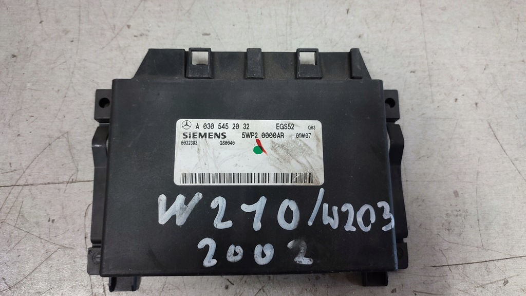 Sterownik Skrzyni Biegów Mercedes W203 A0305452032 - 11884577636 ...