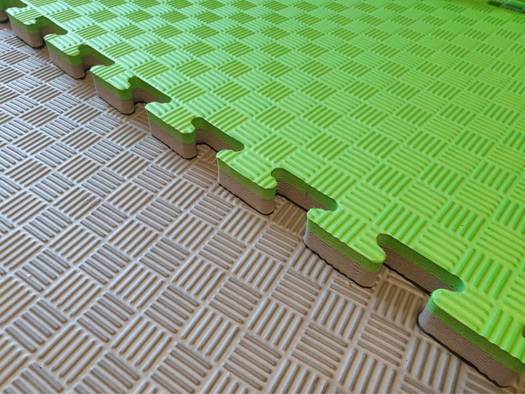 PUZZLE Mata Piankowa 2,5cm 1m² XXL na siłownię - 10107592120 ...