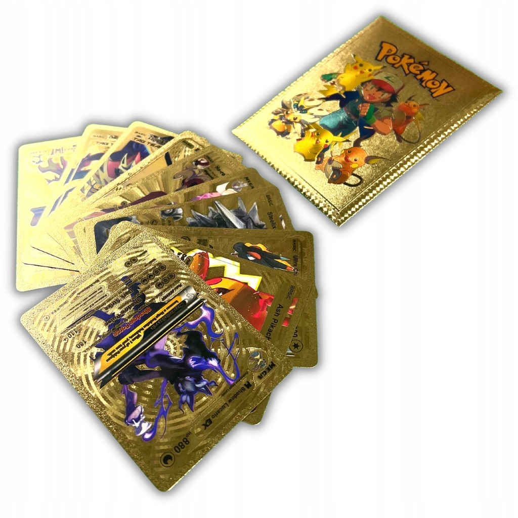 KARTY POKEMON KOLEKCJONERSKIE ZŁOTE SASZETKA 10SZT - 13002365924 ... KARTY POKEMON KOLEKCJONERSKIE ZŁOTE SASZETKA 10SZT - 13002365924 ...