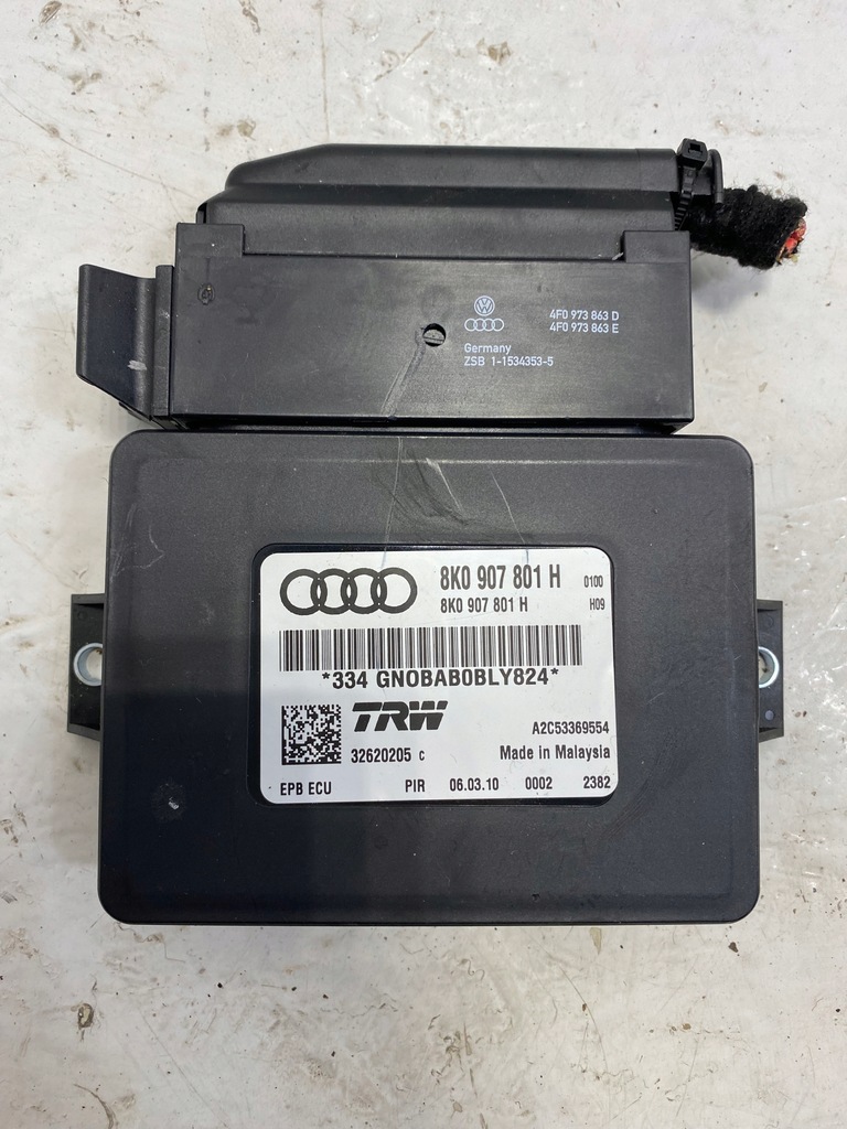 AUDI A4 A5 MODUŁ HAMULCA RĘCZNEGO 8K0907801H - 11615500929 - oficjalne archiwum Allegro