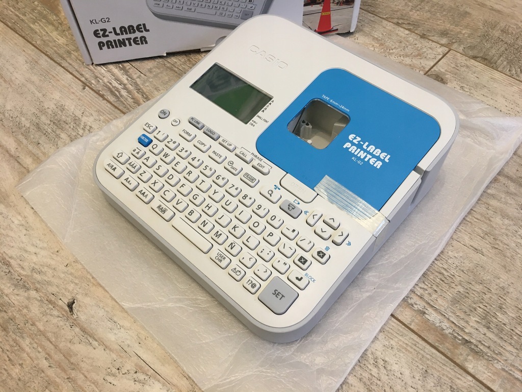 Drukarka etykiet CASIO KL-G2 EZ-Label NOWA oryg - 12275989097 ...