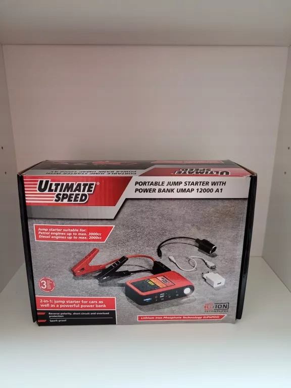 POWERBANK Z FUNKCJĄ ROZRUCHU ULTIMATE SPEED - 13373289043 - oficjalne ...