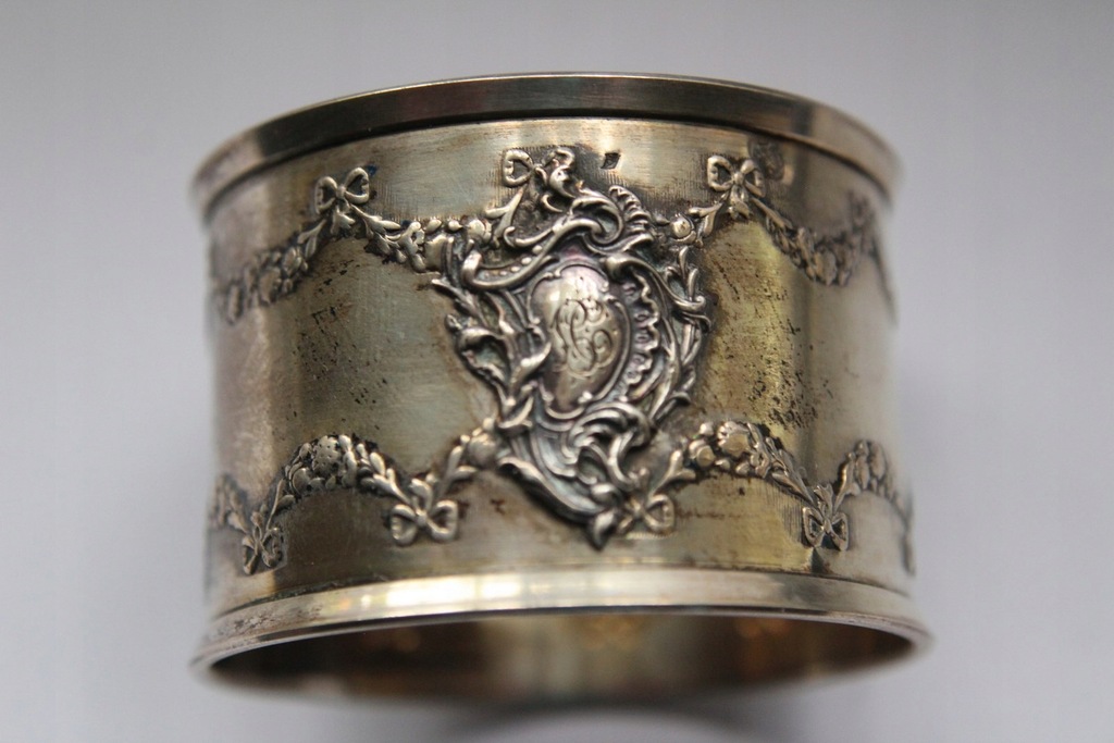 SERWETNIK SREBRO -(S-290 - 14443754820 - oficjalne archiwum Allegro