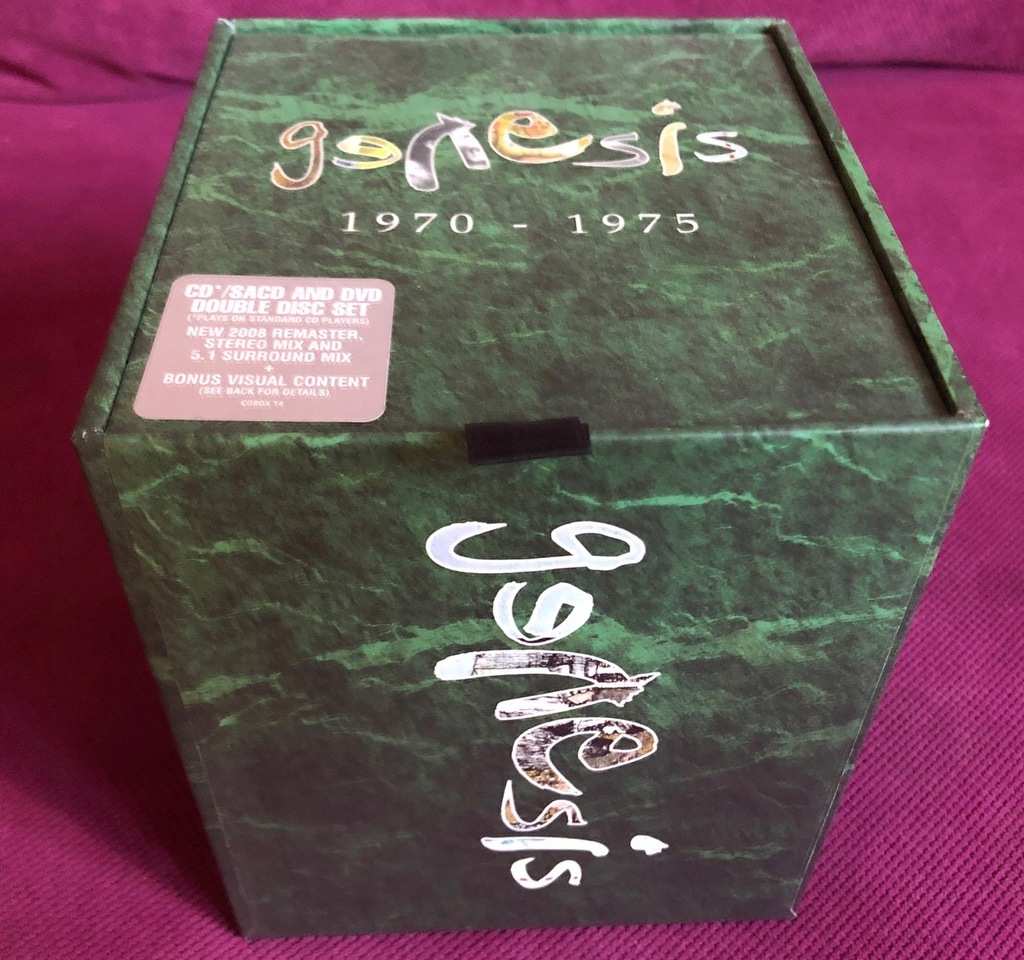 Genesis 1970 - 1975 BOX na SACD /DVD Unikat - 11741423213 - oficjalne ...