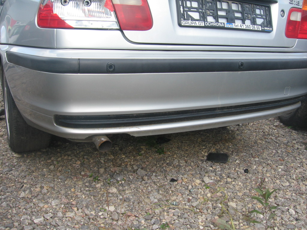 BMW E46 SEDAN TYLNY ZDERZAK PARKTRONIK KOMPLETNY - 6999612920 - oficjalne archiwum Allegro
