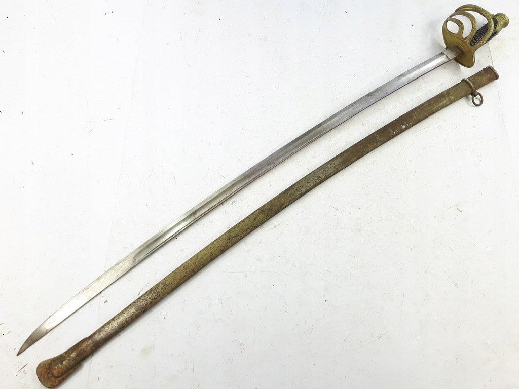 Szabla Oficerska Belgia XIX w. Carl Eickhorn Sygnowana Oryginał ...