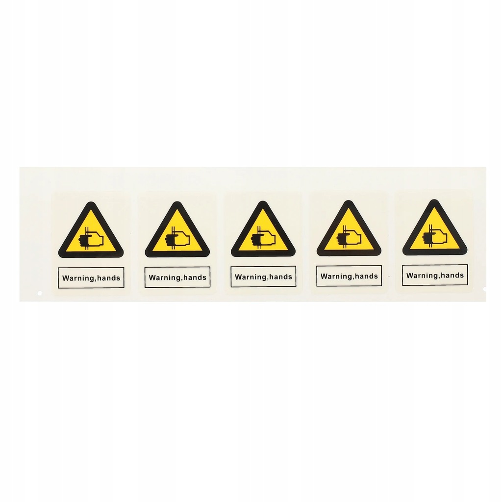 Mechanical Equipment Warning Labels Signage 5 Pcs - 13752971606 ...