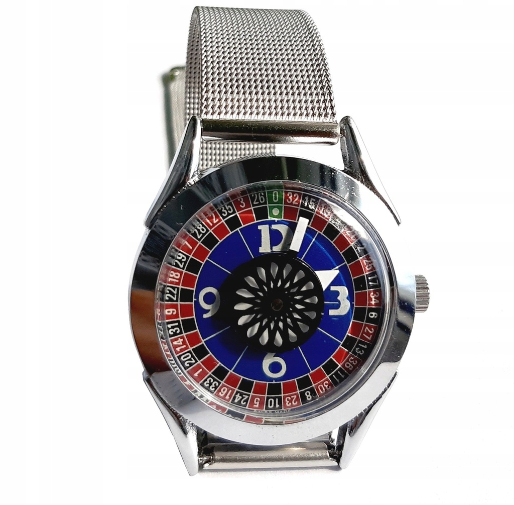 Mechaniczny zegarek swiss ruletka, obrotowa tarcza - 12077821775 ...