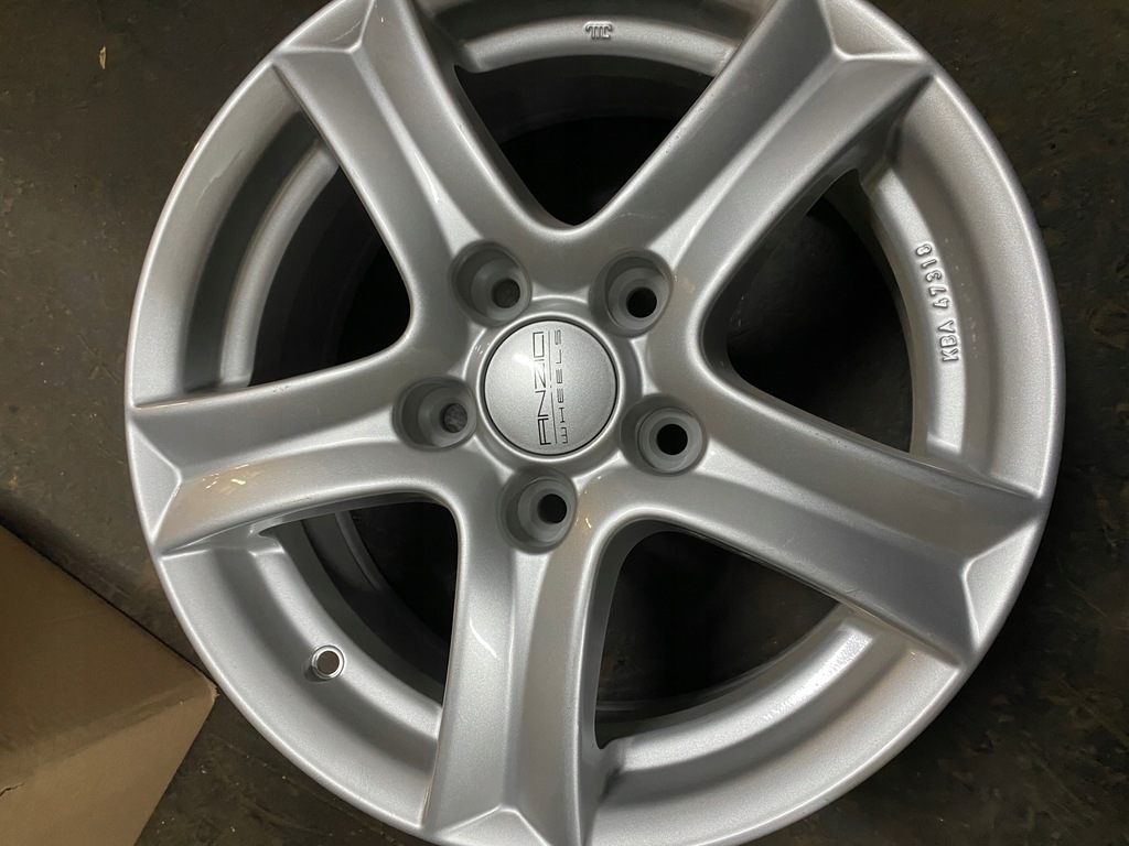 FELGA ANZIO KBA 47318 6,5Jx15H2 - 12987382777 - oficjalne archiwum Allegro