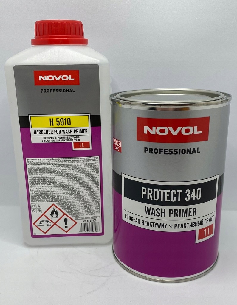 NOVOL PROTECT 340 Podkład reaktywny 1l + 1l utw - 12346532097 ...