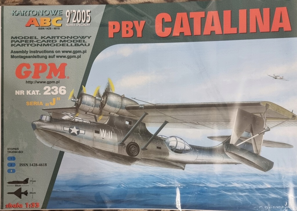 Kartonowe ABC samolot PBY Catalina,Dornier Do-18D - 12975846757 ...