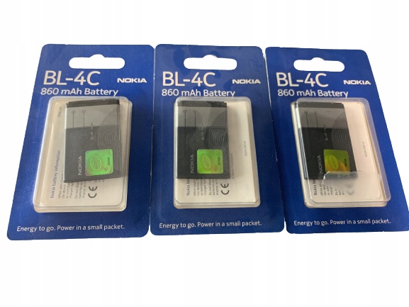 BATERIA NOKIA BL-4C 860MAH ORYGINAŁ NOWA - 13390216208 - oficjalne ...