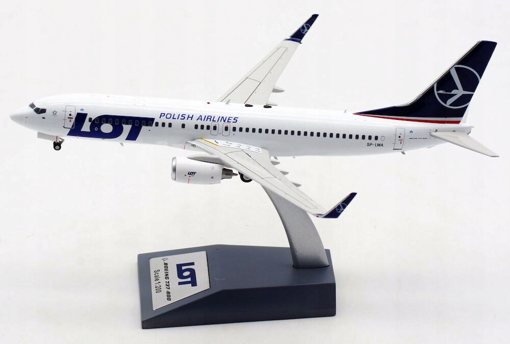 Model samolotu Boeing 737-800 LOT 1:200 SP-LWA - 12874611274 ...