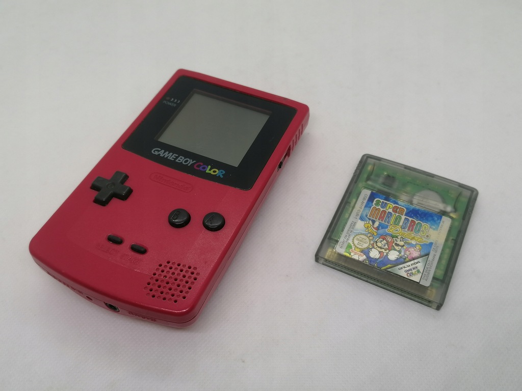 GAME BOY COLOR BERRY + SUPER MARIO BROS. DELUXE - 13207173772 ...