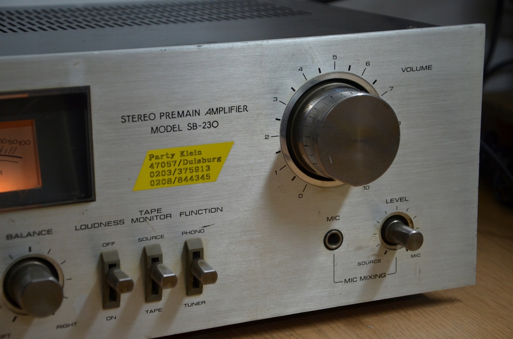 TOSHIBA SB-230 WZMACNIACZ STEREO - VINTAGE RARYTAS - 10040455968 - oficjalne archiwum Allegro