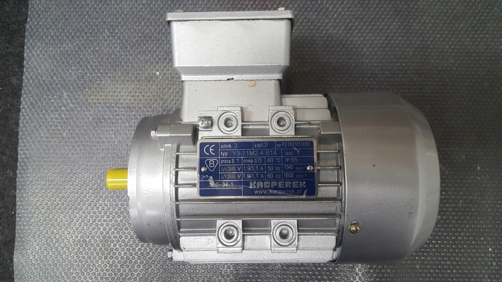 Silnik elektryczny trójfazowy 0,37kW - 12834849202 - oficjalne archiwum Allegro