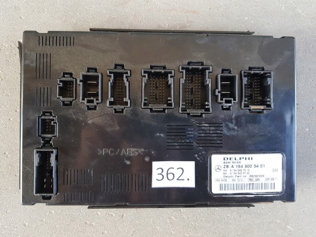 MODUŁ STEROWNIK SAM MERCEDES W164 ML GL X164 - 13977869569 - oficjalne ...