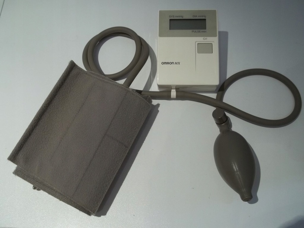 Omron MX HEM-432C - ciśnieniomierz z ręczną pompką - 12252213365 - oficjalne archiwum Allegro